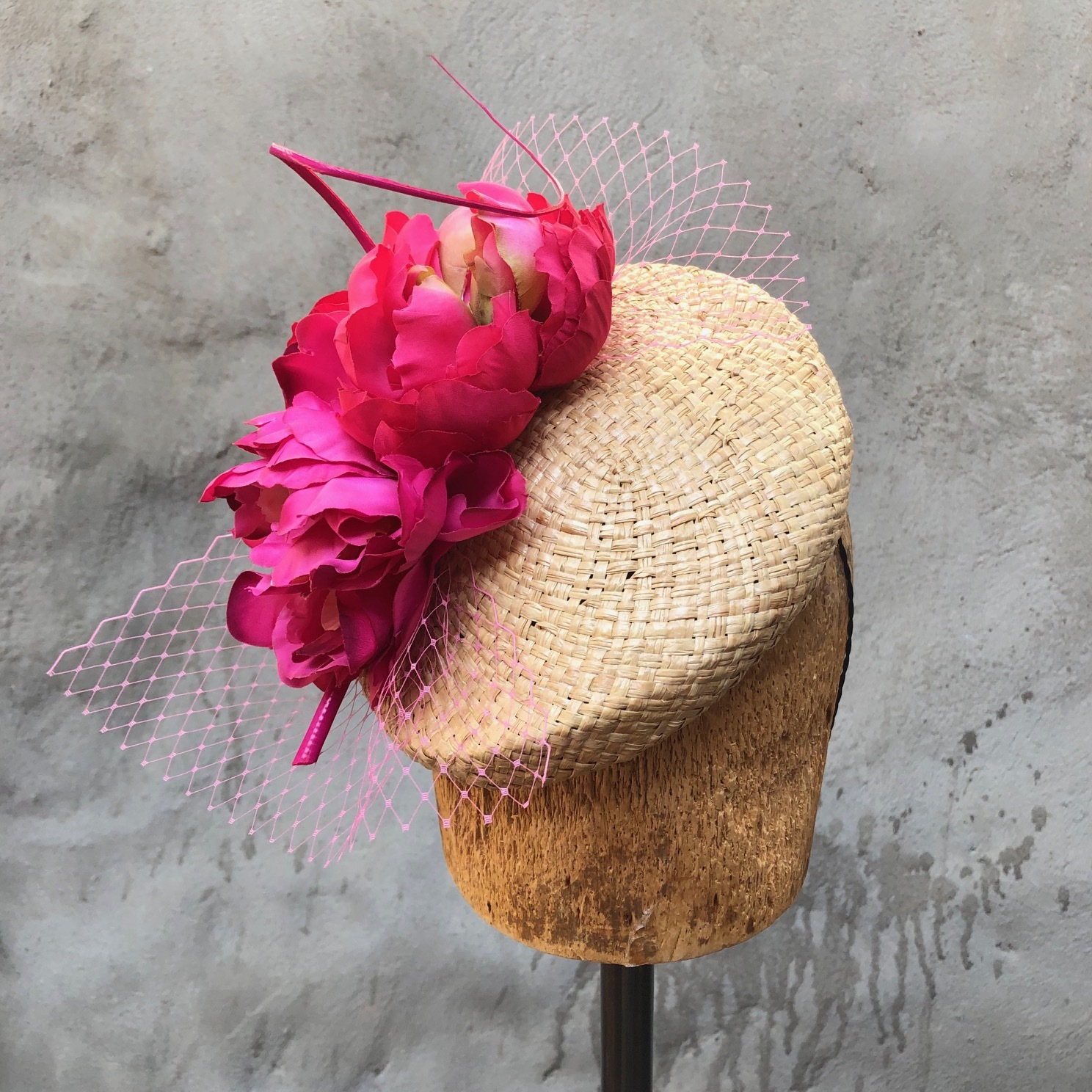 Natural Straw Beret - Millinery Market